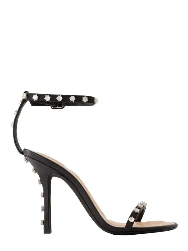 Alexander Wang Nicki Studded Leather Sandals - Black