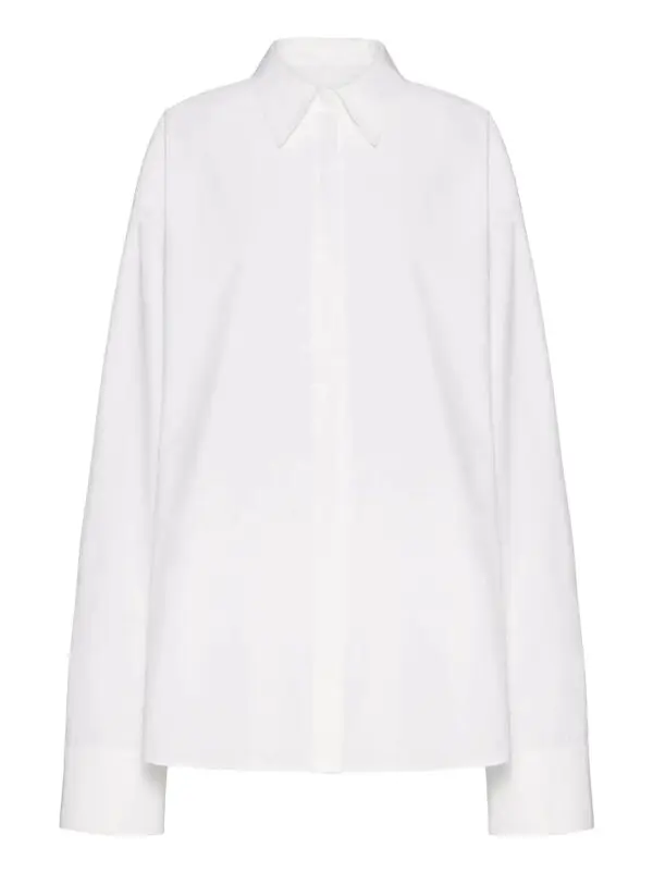 Valentino Garavani Oversized Long-sleeved Shirt - Optical White
