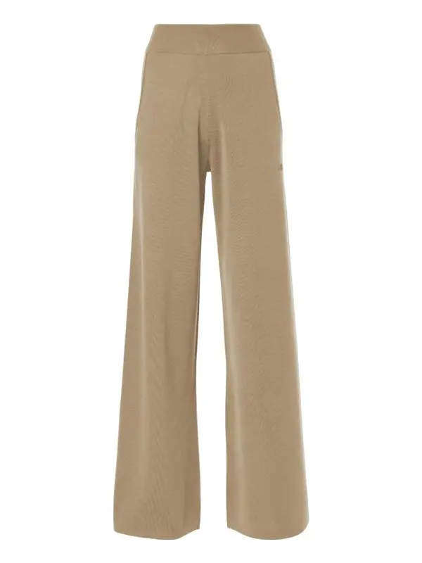 Max Mara High Waist Flared Pants - Nude