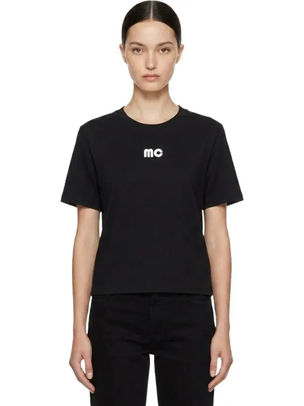 Marissa Chiara Short-sleeved Crewneck T-shirt - Black