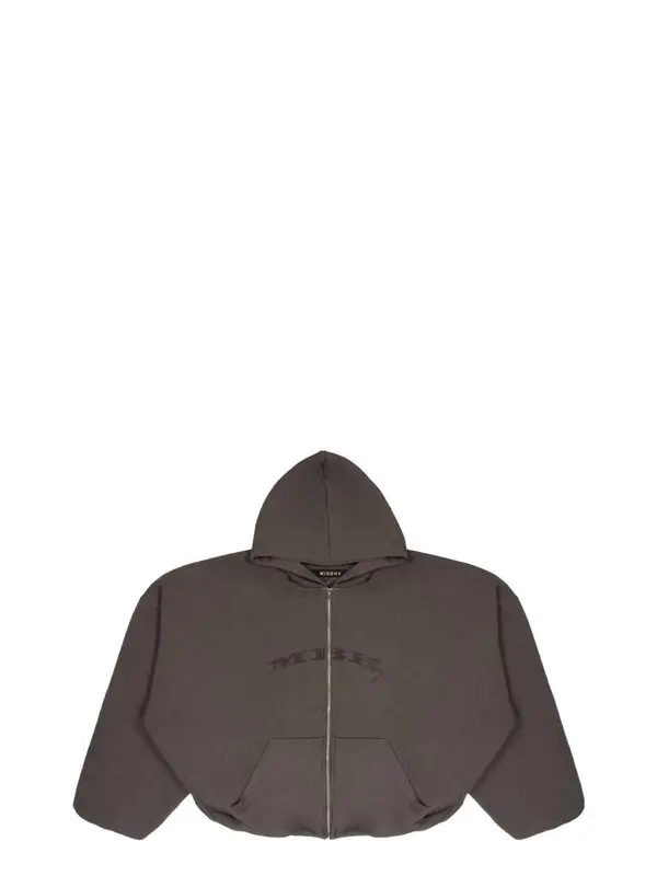 MISBHV Inflated Mbh Devil Zip-up Hoodie - Washed Grey
