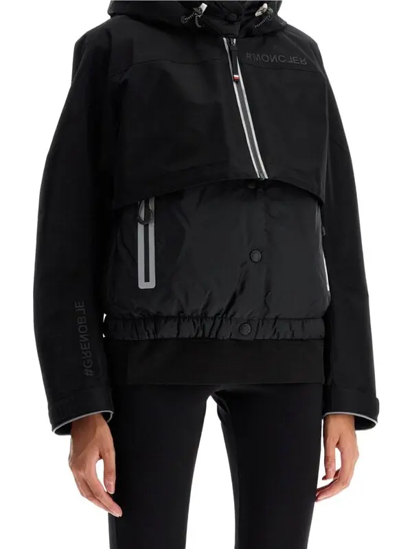 Moncler Logo-print Hooded Jacket - Black