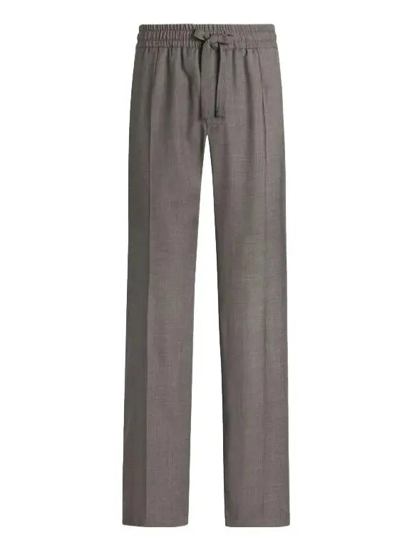 Dolce & Gabbana Relaxed Fit Drawstring Trousers - Gray