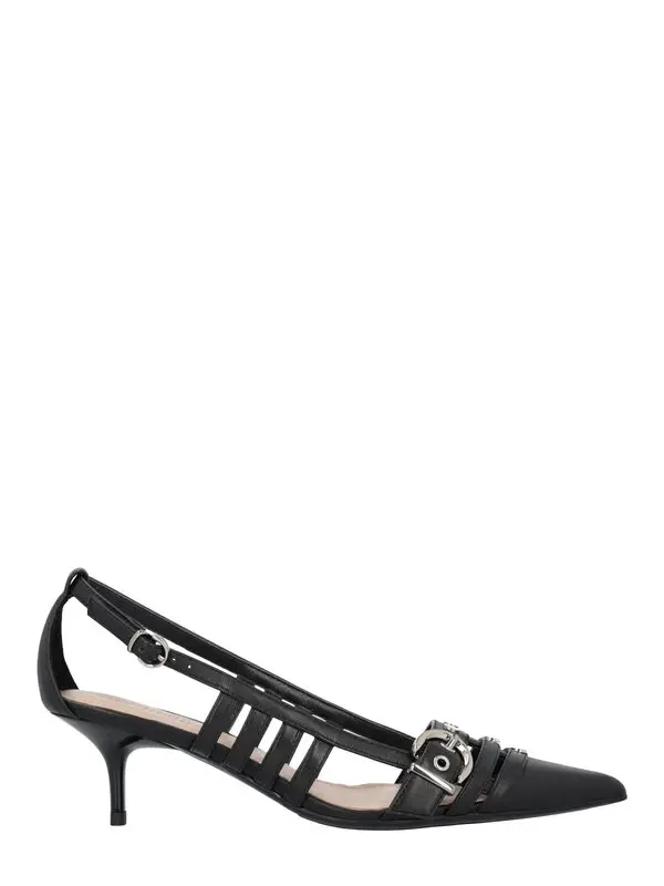 Pinko Strappy High-heeled Sandals - Black