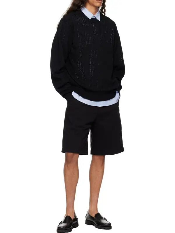 Carhartt Work In Progress Calen Crewneck Jumper - Black
