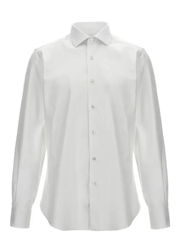 BARBA NAPOLI Cotton Shirt - White
