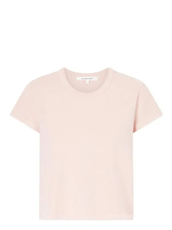 SLVRLAKE Easy Tee Crew Neck T-shirt - Pink