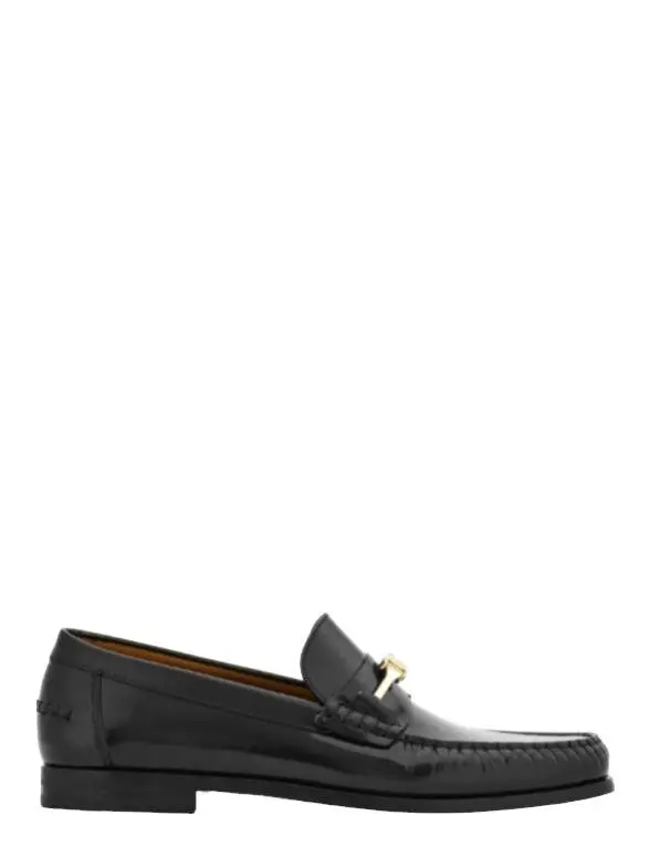 FERRAGAMO F Buckle Loafer - Black