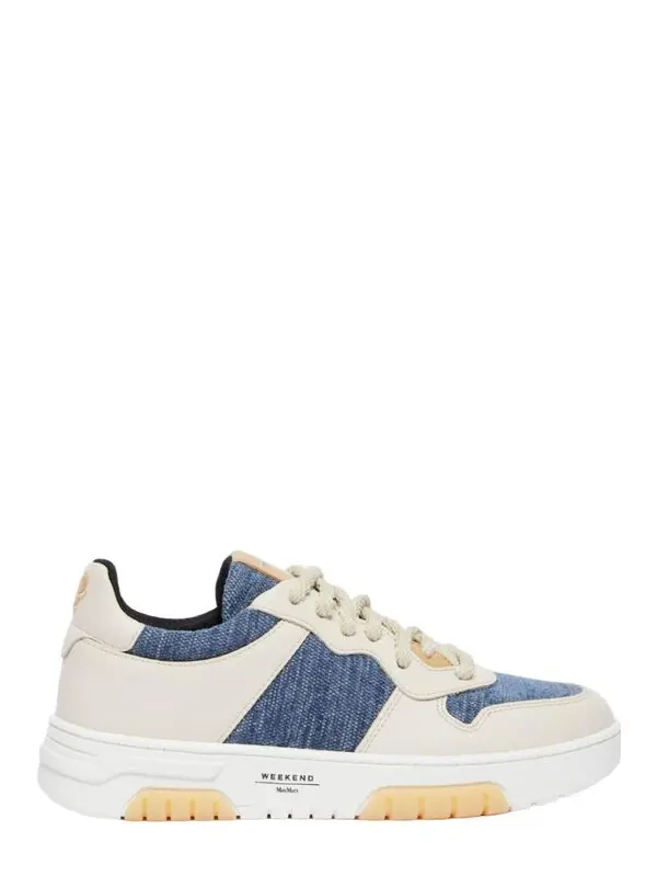 Max Mara Paneled Low-top Sneakers - White