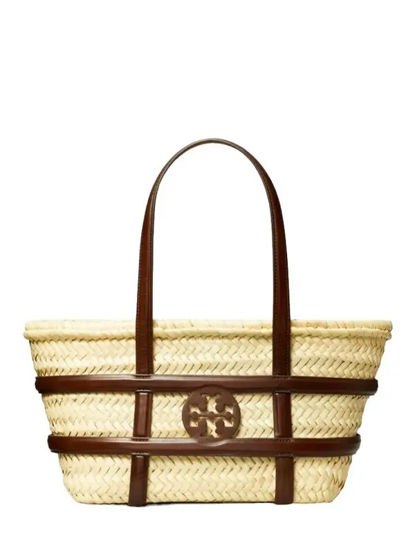 Tory Burch Small Ella Basket Bag - Nude