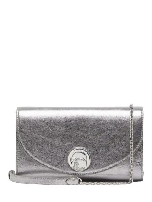 COCCINELLE Nikla Foldover Small Crossbody Bag - Gray