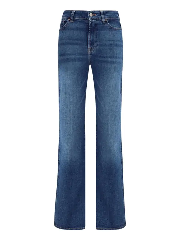 7 For All Mankind Slim Illusion Bootcut Jeans - Blue
