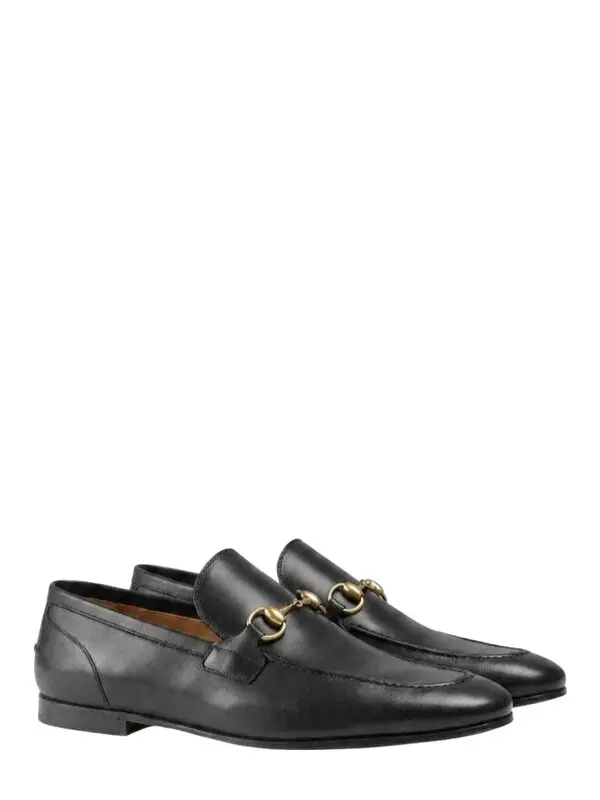 Gucci Jordaan Horsebit Loafers - Black