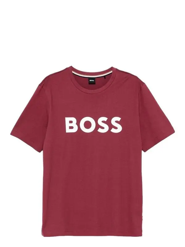 Hugo Boss Tiburt 354 Logo T-shirt - Red