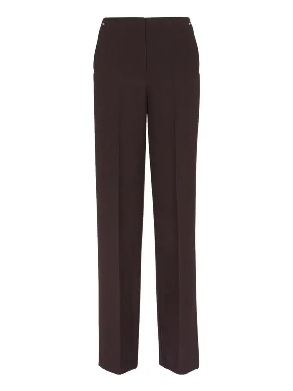 Fendi Tailored Straight-leg Trousers - Dark Purple