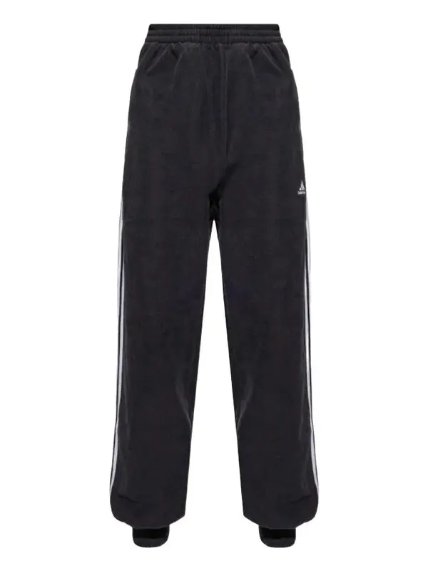 Balenciaga X Adidas Logo Sweatpants With Three Stripes - Black/white
