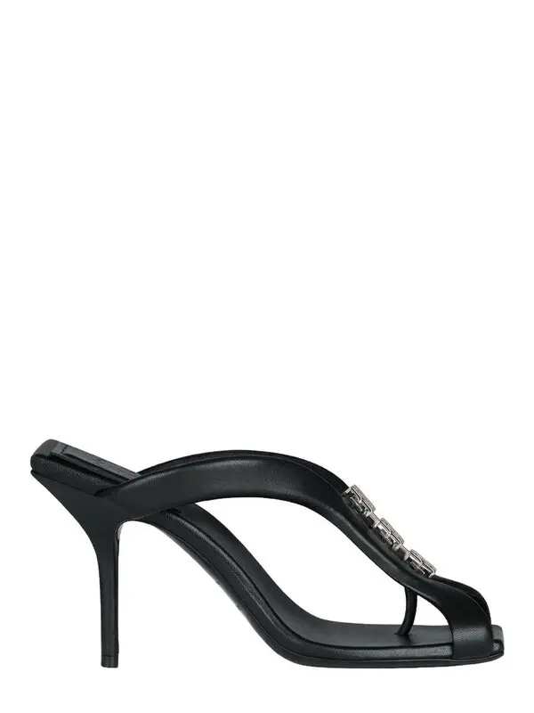 Givenchy G Woven Thong Sandals - Black