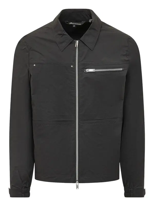 Moose Knuckles Collared Zip-up Jacket - Black