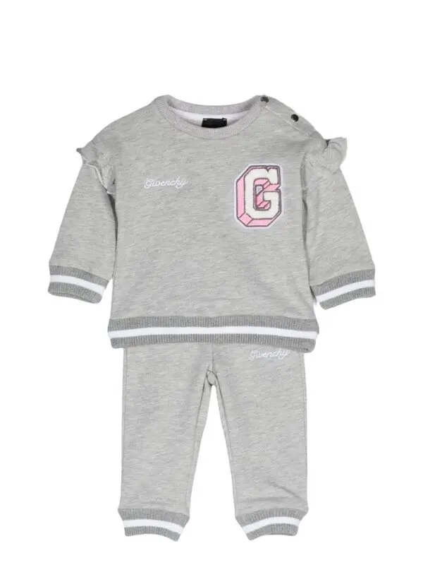 Givenchy Logo Patch Tracksuit - Grey