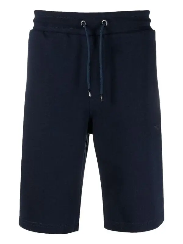 Emporio Armani Drawstring Track Shorts - Navy