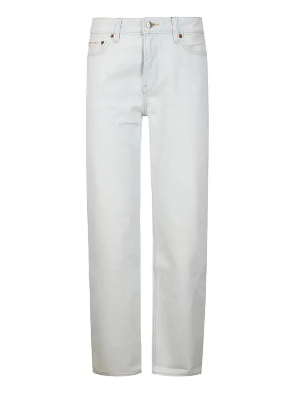 Calvin Klein 90s Straight Leg Jeans - White