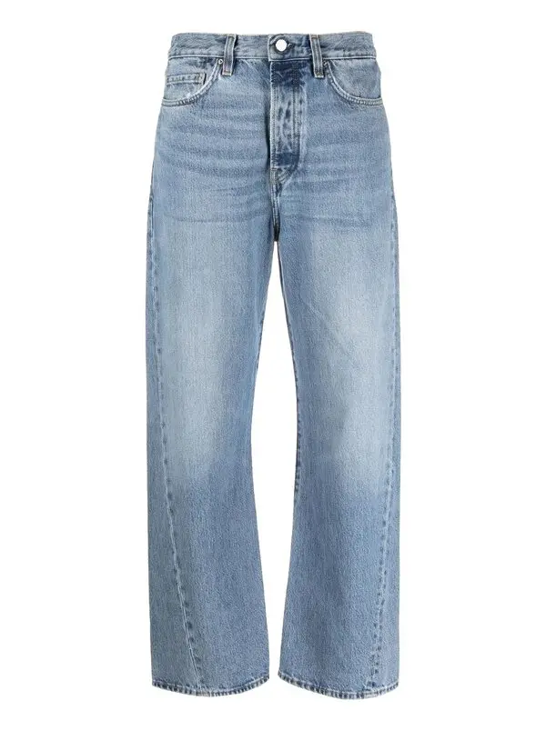 TOTEME High-waisted Straight-leg Jeans - Blue