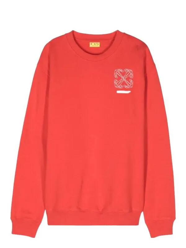 Off-White Arrow 3d Sweater - Red