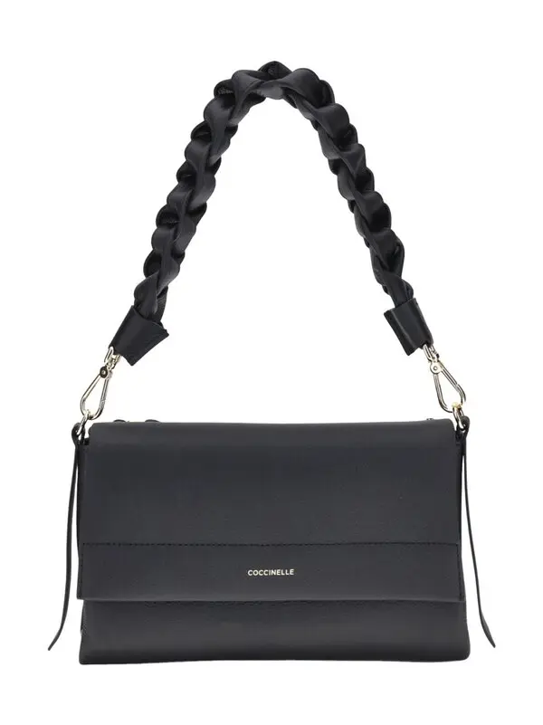 COCCINELLE Boheme Grana Double Shoulder Bag - Black