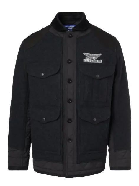 Junya Watanabe Collared Long-sleeved Casual Jacket - Black