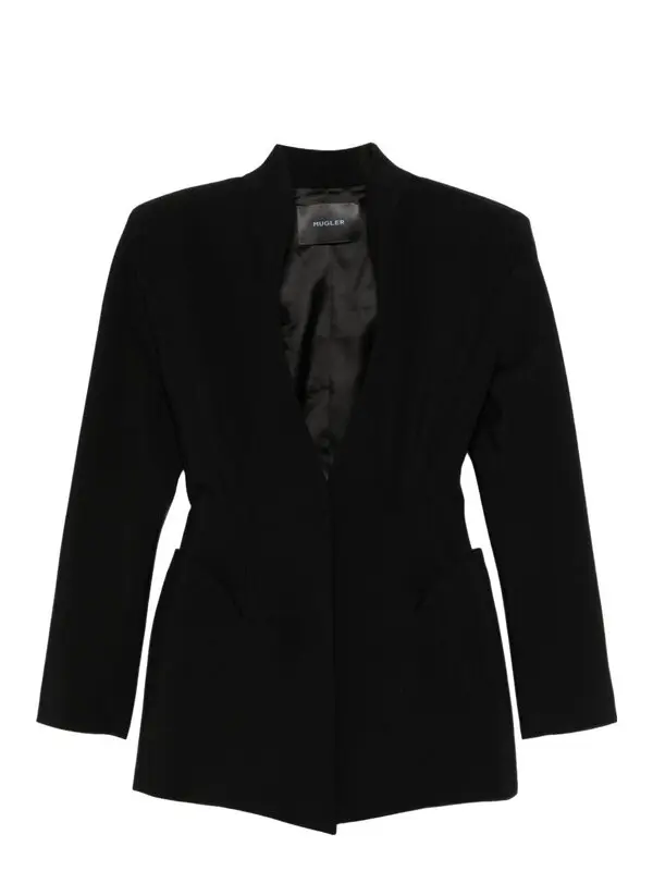 MUGLER Sculptural Jacket - Black
