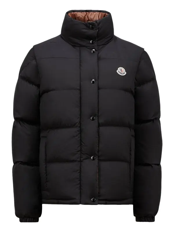 Moncler Verone Reversible Short Puffer Jacket - Black