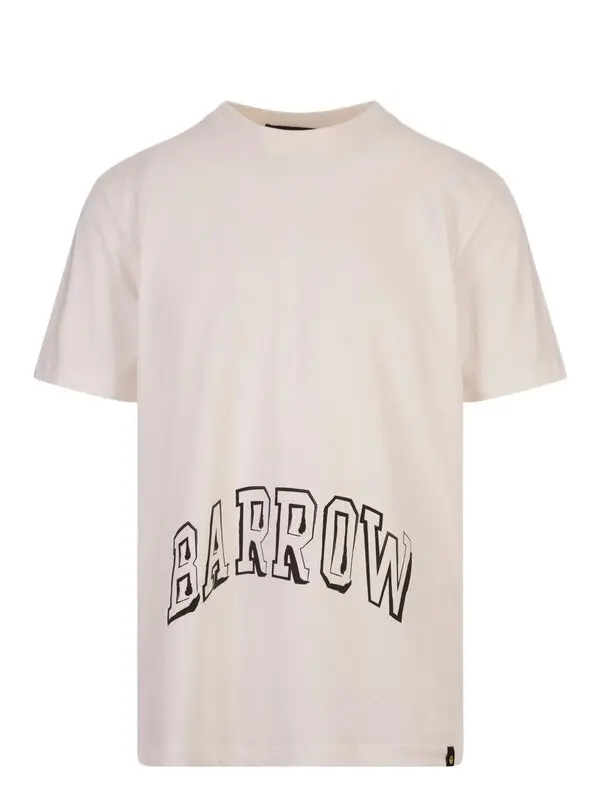 BARROW Basketball Graphic T-shirt - White