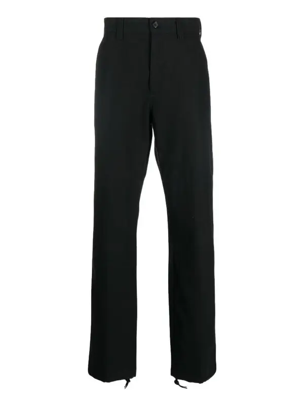 Alexander McQueen Straight Leg Trousers - Black