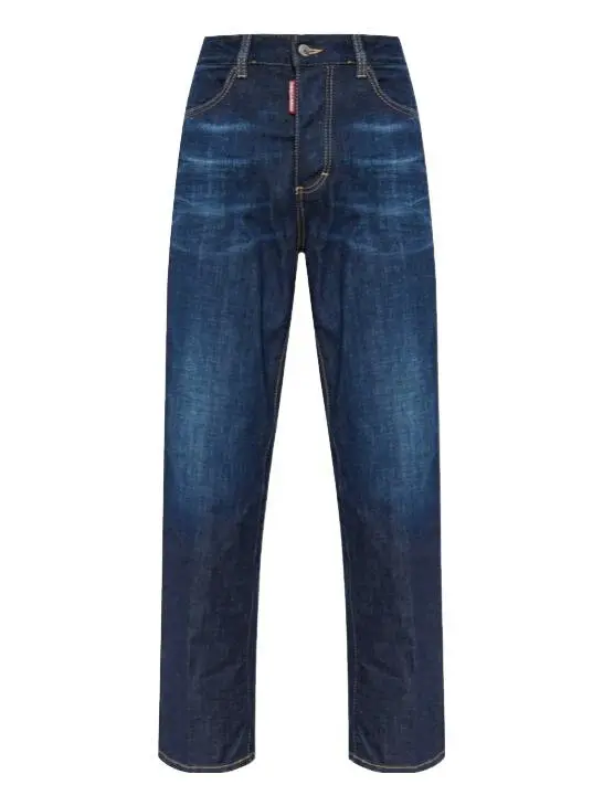 Dsquared2 Boston Straight-leg Jeans - Blue