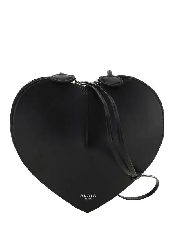 Alaïa Le Coeur Heart-shape Crossbody Bag - Black
