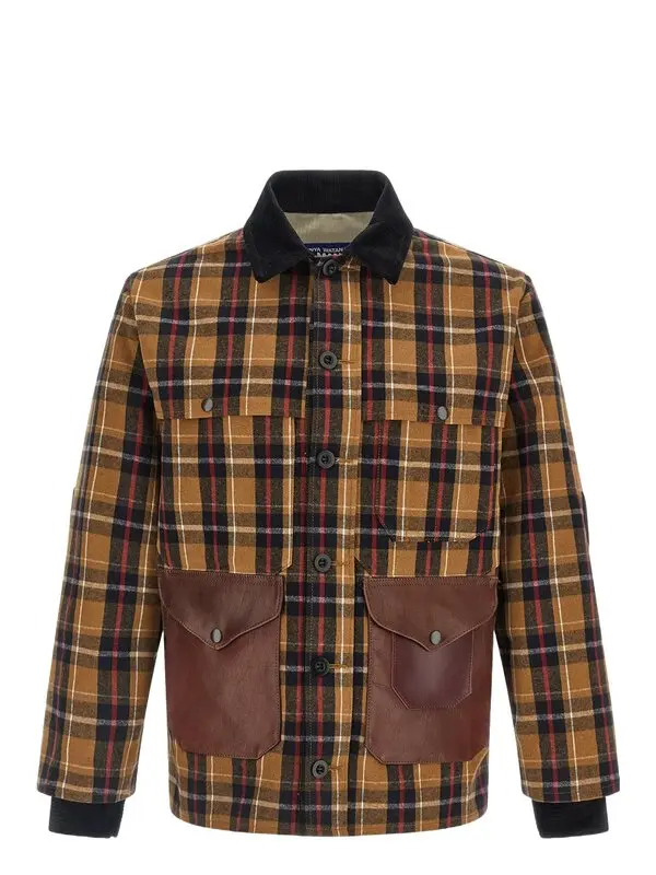 Junya Watanabe X Filson Checked Patchwork Jacket - Black