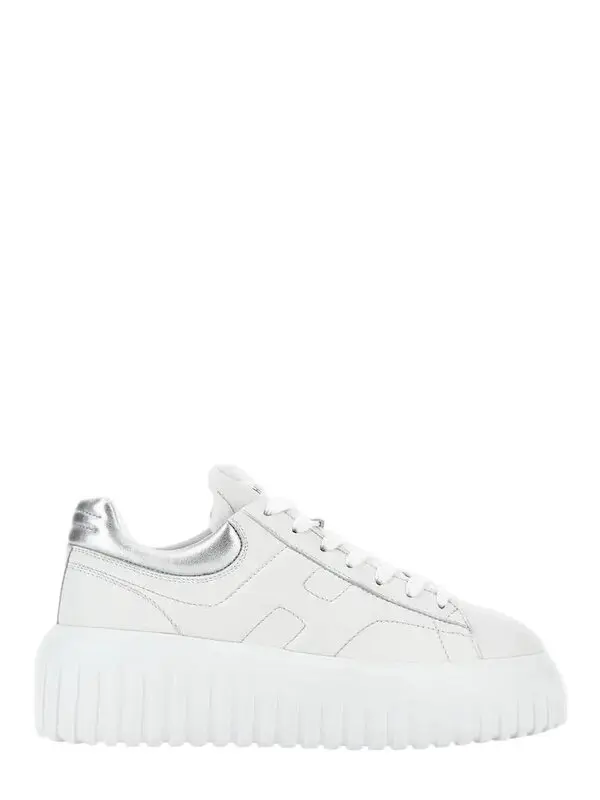 Hogan Logo Printed Low-top Sneakers - White