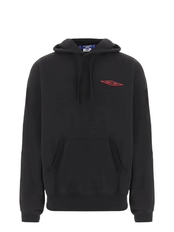 Junya Watanabe Long-sleeved Drawstring Hoodie - Black