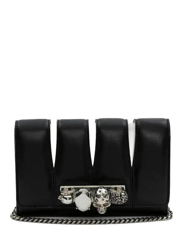 Alexander McQueen The Slush Chained Clutch Bag - Black