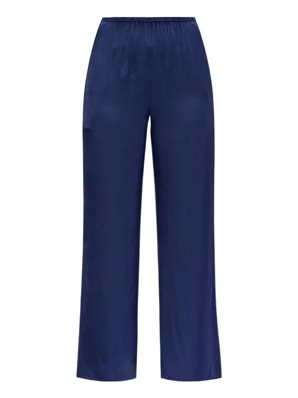Diane Von Furstenberg Wide Leg Flowy Pants - Blue
