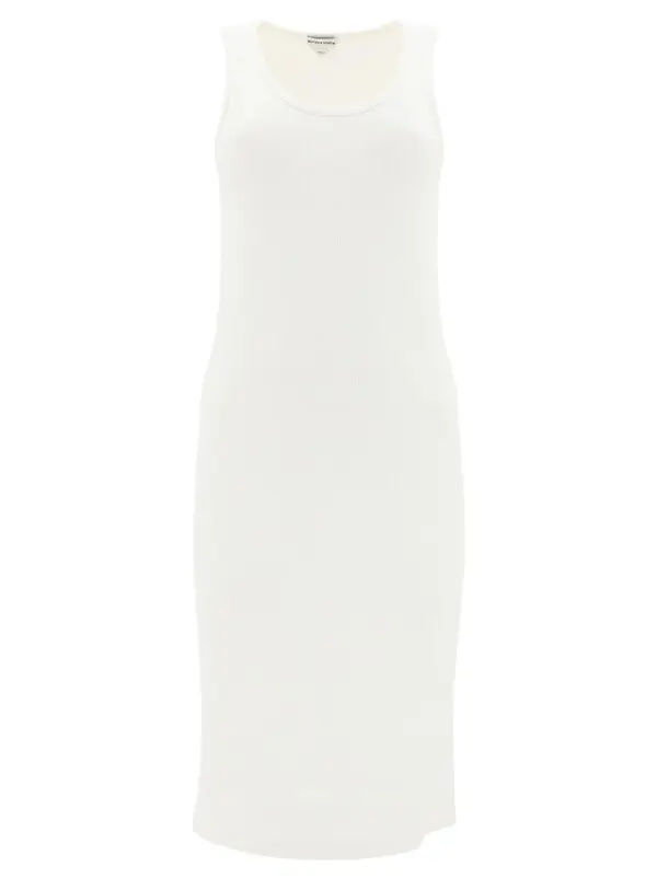 Bottega Veneta Sleeveless Scoop-neck Ribbed Dress - No
