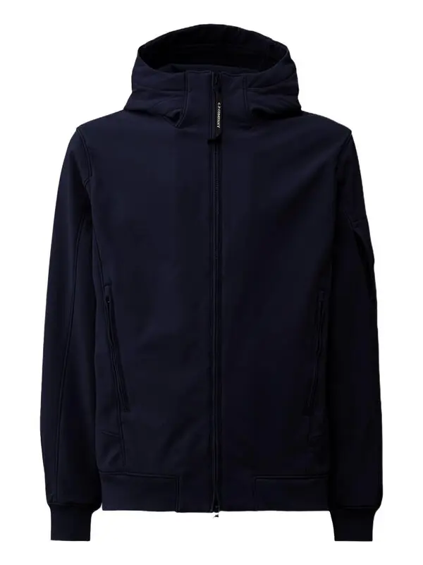 C.P. COMPANY Hooded Jacket With Zip-up Closure And Lens Pocket - Black