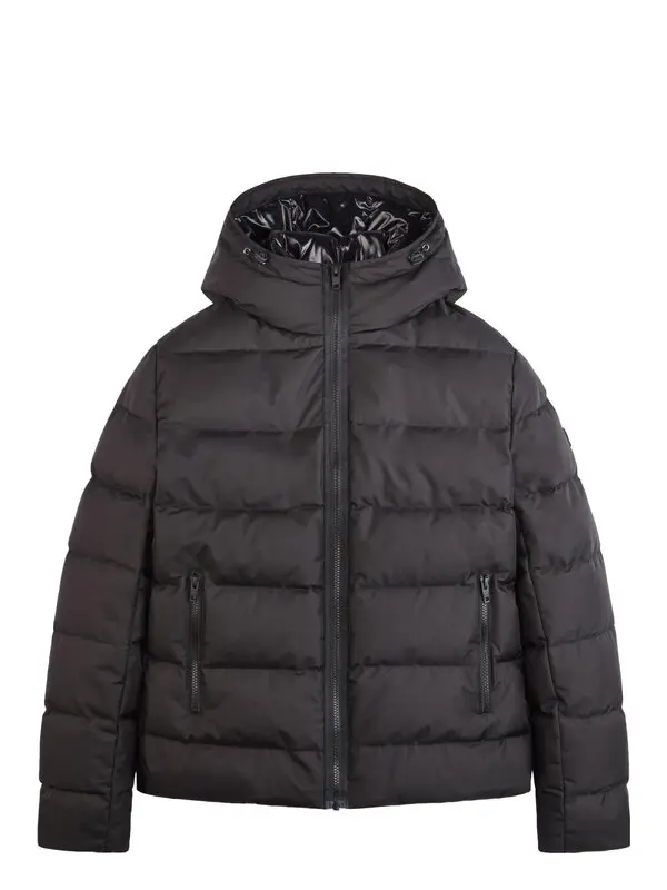 FAY Water Repellent Hooded Jacket - Black