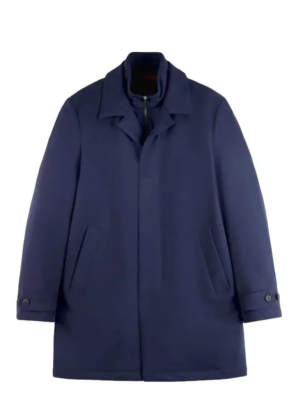 FAY Morning Coat With Welt Pockets And Button Cuffs - Blue