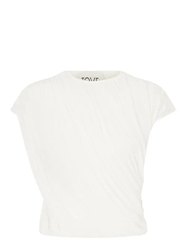 Tove Murle Pleated Shirt - White