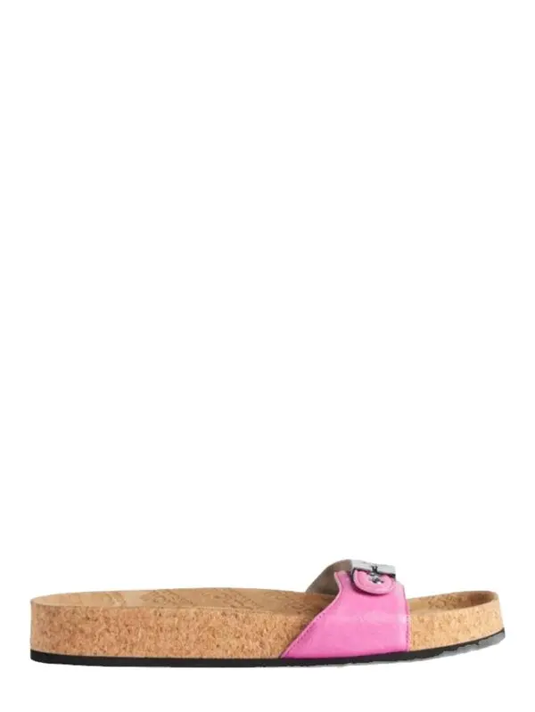 Balenciaga X Scholl Flat Sandals - Bright Pink