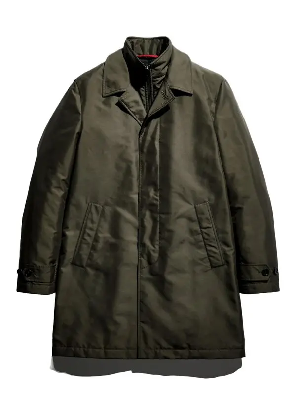 FAY Single-breasted Coat With Welt Pockets And Button Cuffs - Black