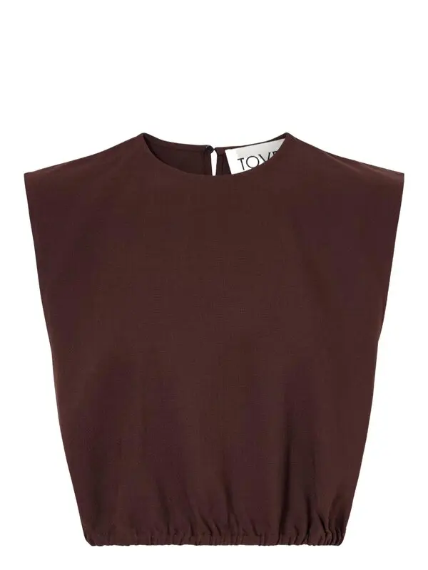 Tove Andie Sleeveless Shirt - Red