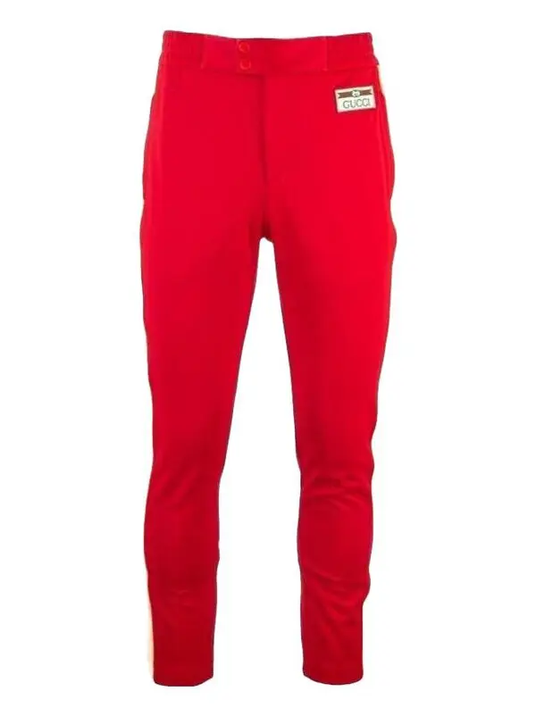 Gucci Side-stripe Track Pants - Red