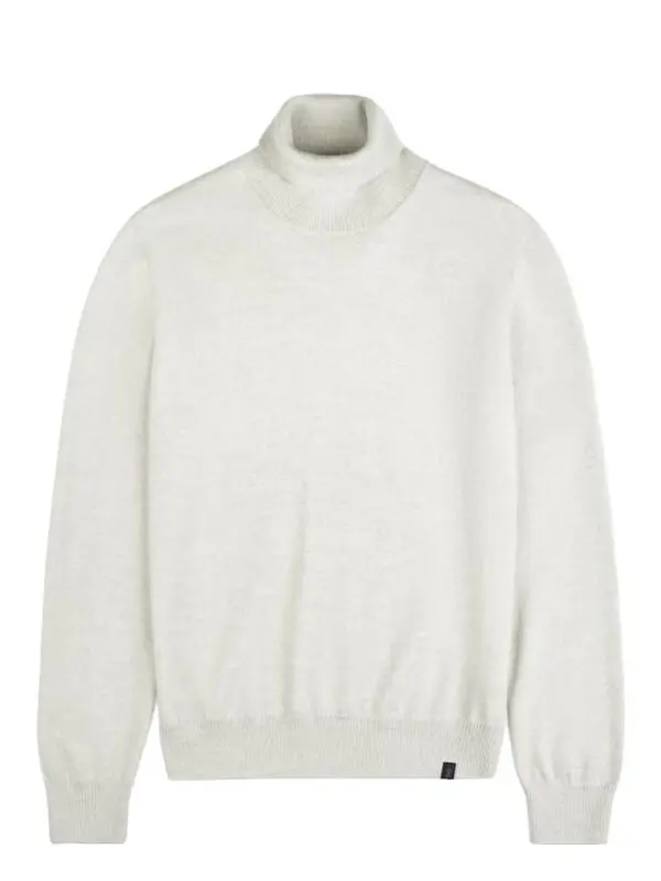 FAY Wool Turtleneck Sweater - Off White